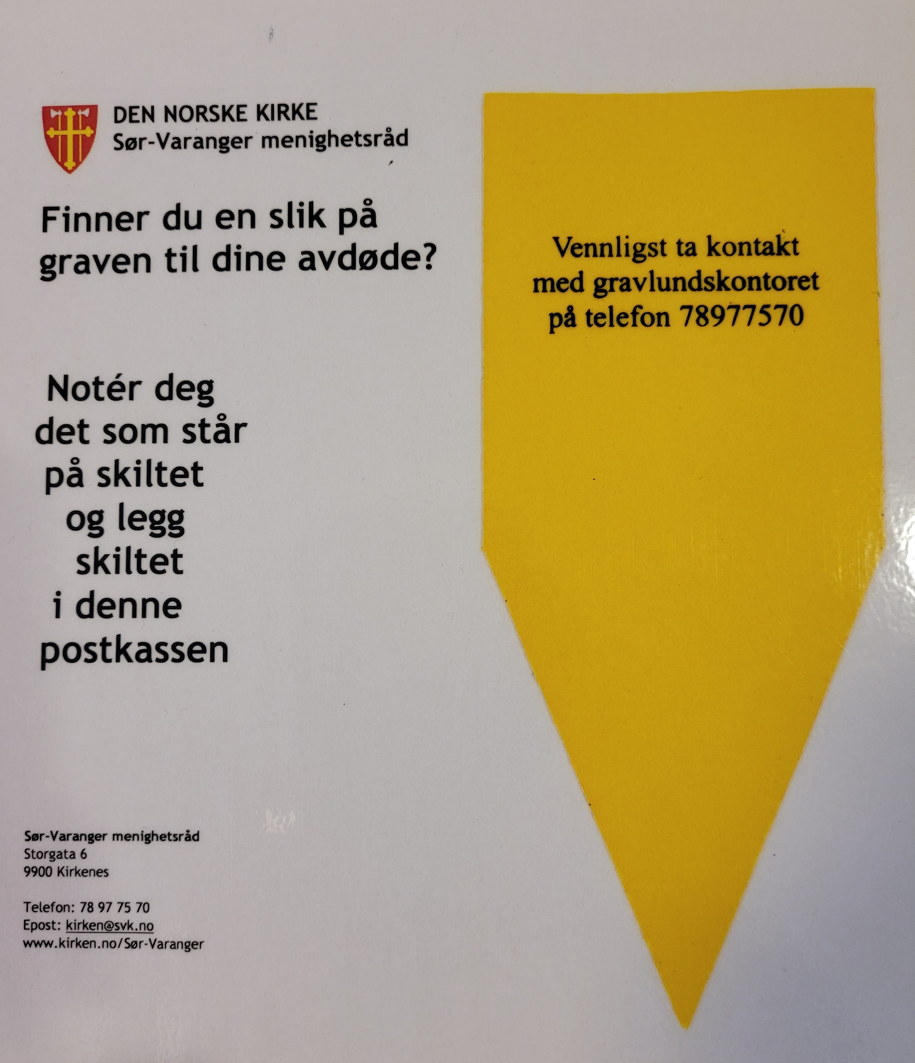 Gule lapper - Sør-Varanger menighet