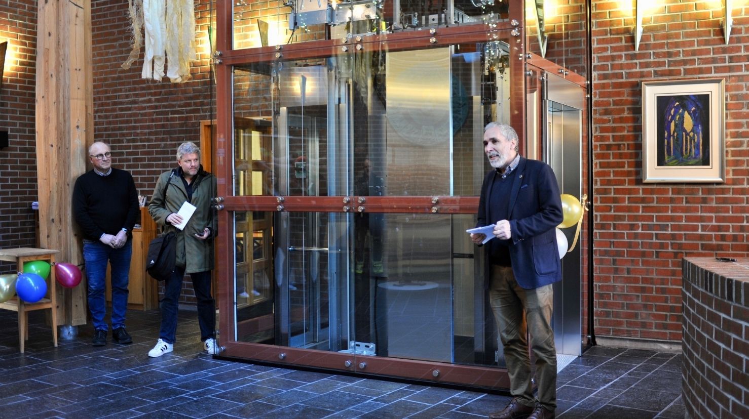 Åpning av heis i Åsane - Bergen kirkelige fellesråd