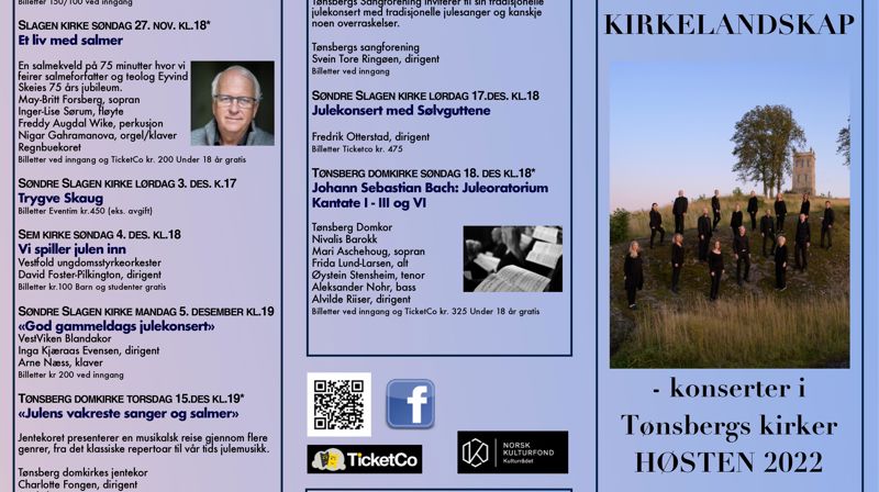 Konserter i Tønsberg høsten 2022 - Tønsberg kirkelige fellesråd